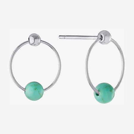 Click here for Silver Treasures Enhanced Womens Blue Turquoise St... prices