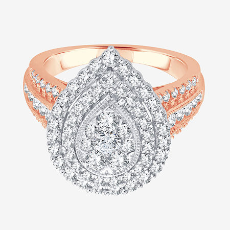 Click here for Womens 1 1/2 CT. T.W. Natural White Diamond 10K Ro... prices
