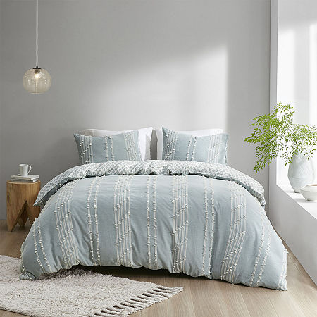 Ink+Ivy Kara Jacquard 3-Pc. Comforter Set  King/California King - Aqua