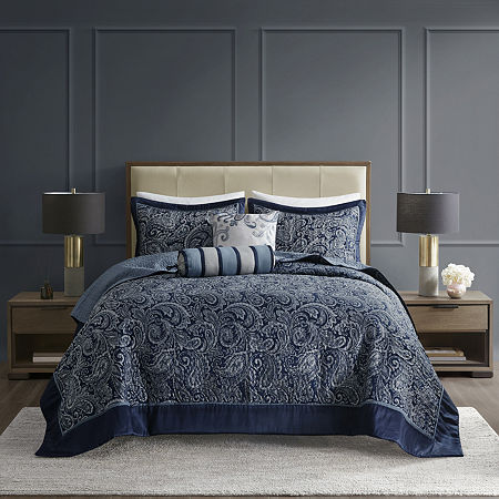 Click here for Madison Park Adeline Paisley Reversible Jacquard 5... prices