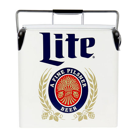 Click here for Miller Lite Retro Ice Chest Cooler with Bottle Ope... prices