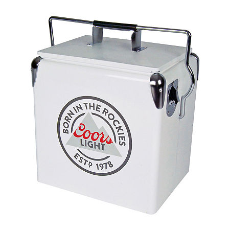 Click here for Coors Light Retro Ice Chest Cooler with Bottle Ope... prices