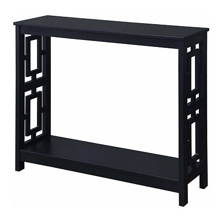Click here for Town Square Console Table  One Size  Black prices