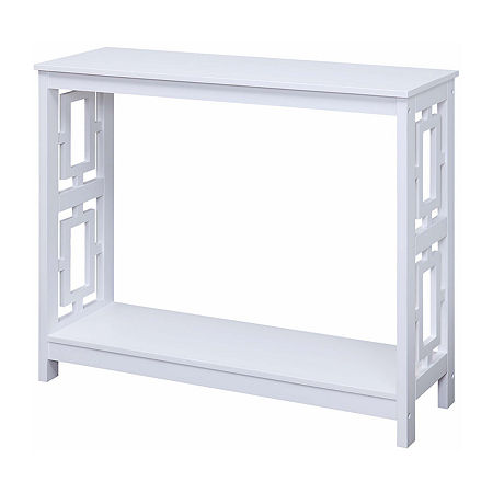 Click here for Town Square Console Table  One Size  White prices