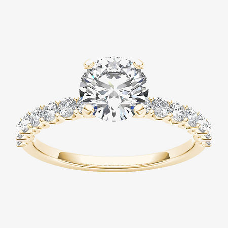Click here for 1 CT.T.W. Natural Round Diamond 14K Gold Engagemen... prices
