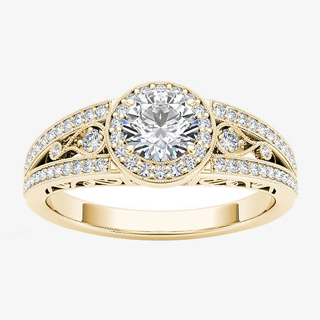 Click here for Womens 1 CT. T.W. Natural White Diamond 14K Gold R... prices
