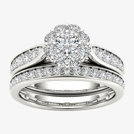 Click here for Womens 1 CT. T.W. Natural White Diamond 14K Gold R... prices