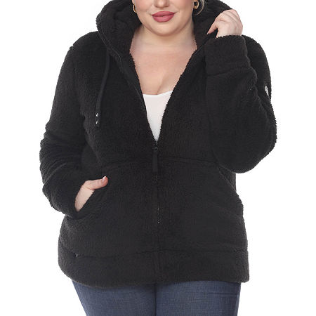 Click here for White Mark Womens Plus Hooded Midweight Quilted Co... prices