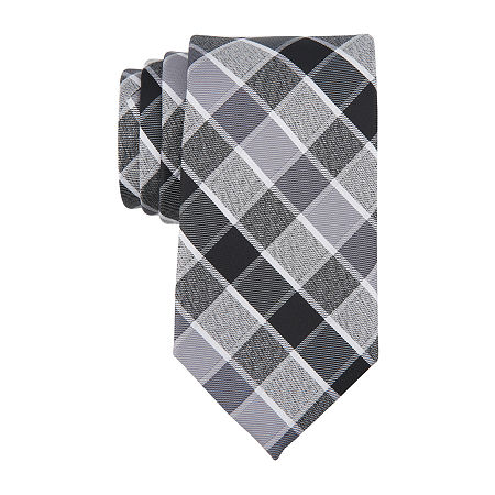 Click here for Stafford Checked Tie  One Size  Black prices