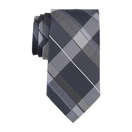 Click here for Stafford Plaid Tie  One Size  Black prices