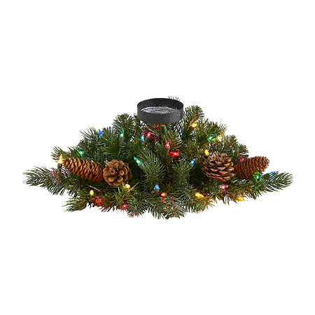 Click here for Nearly Natural Flocked & Glittered Pine Candelabru... prices