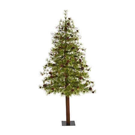 Click here for Nearly Natural Wyoming Faux 6 Foot Pre-Lit Christm... prices