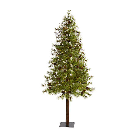 Click here for Nearly Natural Wyoming Faux 7 Foot Pre-Lit Christm... prices