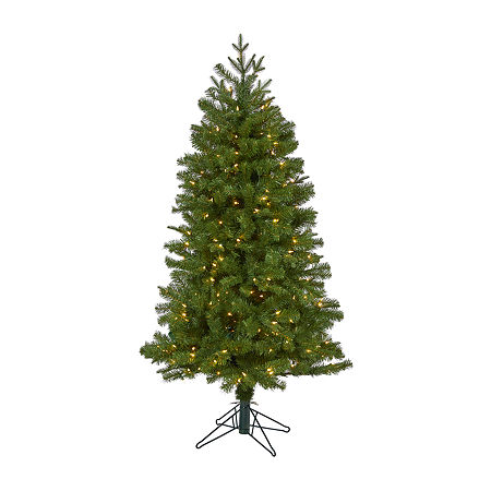 Click here for Nearly Natural Faux 5 Foot Pre-Lit Spruce Christma... prices