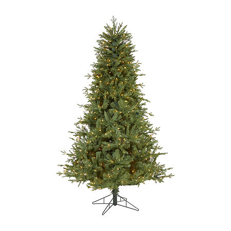 Click here for Nearly Natural Faux 6 1/2 Foot Pre-Lit Spruce Chri... prices