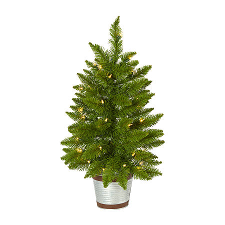 Click here for Nearly Natural Faux In Planter 2 Foot Pre-Lit Pine... prices
