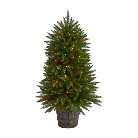 Click here for Nearly Natural Sierra Faux 5 Foot Pre-Lit Fir Chri... prices