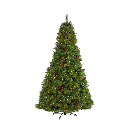 Click here for Nearly Natural Montana Mixed Faux 8 Foot Pre-Lit P... prices