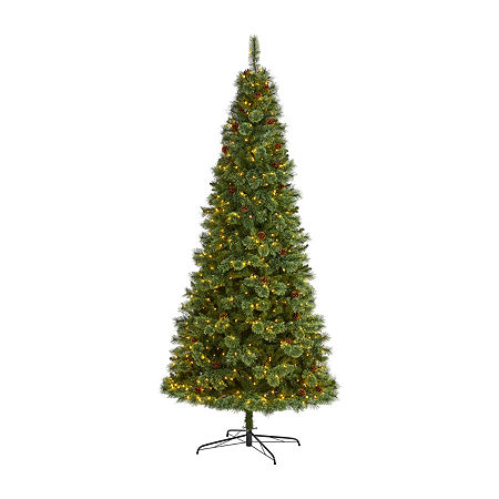 Click here for Nearly Natural Mountain Faux 9 Foot Pre-Lit Pine C... prices