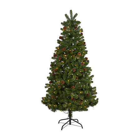 Click here for Nearly Natural Rocky Mountain Faux 6 Foot Pre-Lit... prices