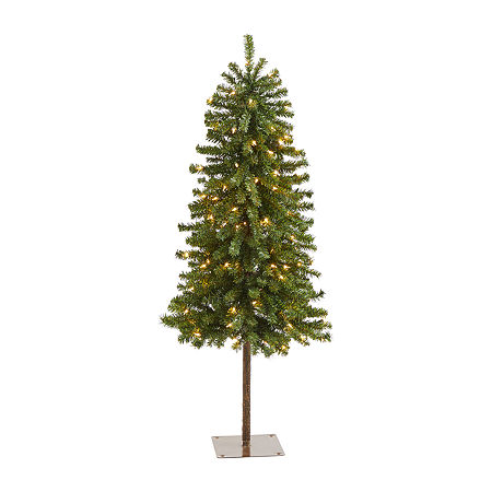 Click here for Nearly Natural Alpine 4 Foot Pre-Lit Christmas Tre... prices