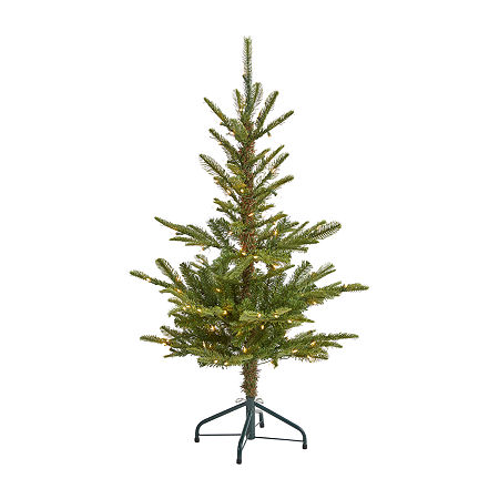 Click here for Nearly Natural Layered 4 Foot Pre-Lit Spruce Chris... prices