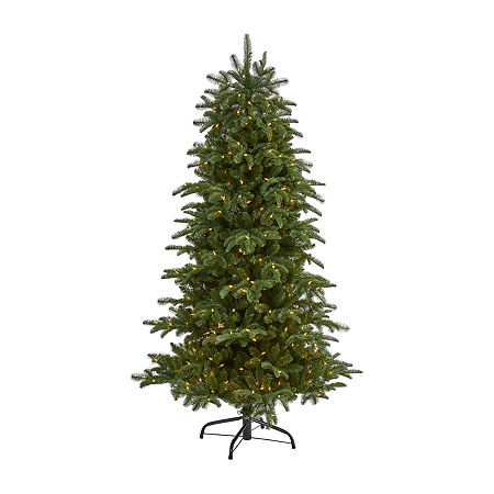 Click here for Nearly Natural South Carolina 6 Foot Pre-Lit Fir C... prices