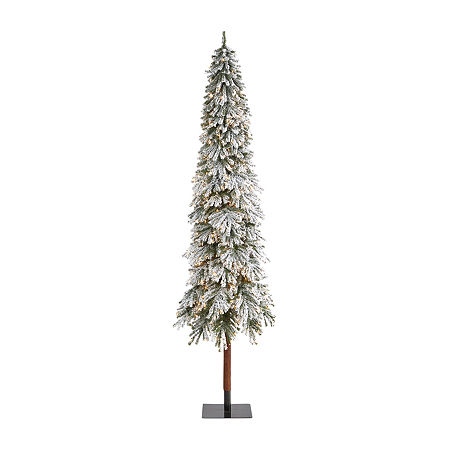 Click here for Nearly Natural Flocked Grand Faux 9 Foot Pre-Lit C... prices
