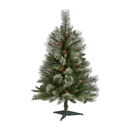Click here for Nearly Natural Snowed Mountain 3 Foot Pine Christm... prices