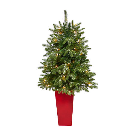 Click here for Nearly Natural Snowed 4 Foot Pre-Lit Fir Christmas... prices