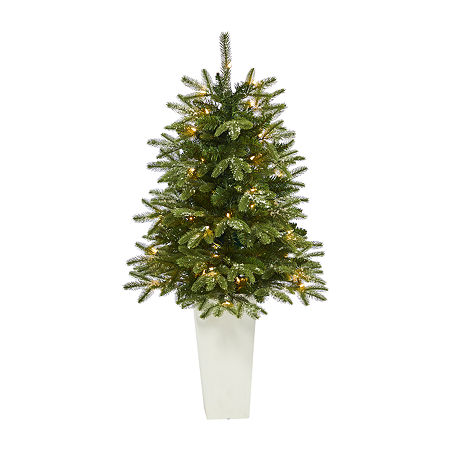 Click here for Nearly Natural Snowed 4 Foot Pre-Lit Fir Christmas... prices