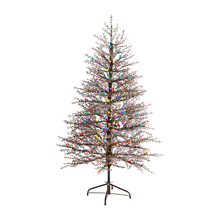 Click here for Nearly Natural Frosted Berry Twig Faux 6 Foot Pre-... prices