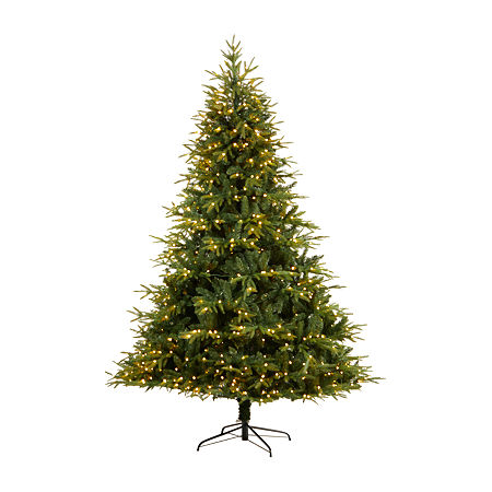 Click here for Nearly Natural Faux 8 Foot Pre-Lit Fir Christmas T... prices