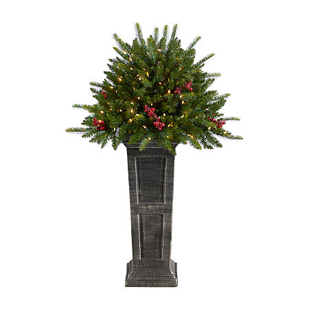 Click here for Nearly Natural Faux 4 Foot Pre-Lit Christmas Tree... prices