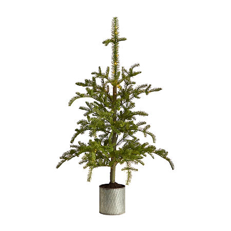 Click here for Nearly Natural Pre Faux 4 1/2 Foot Pre-Lit Pine Ch... prices