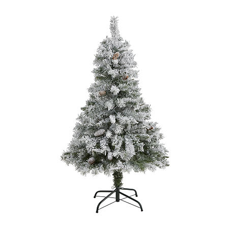 Click here for Nearly Natural Faux 4 Foot Pine Christmas Tree  On... prices
