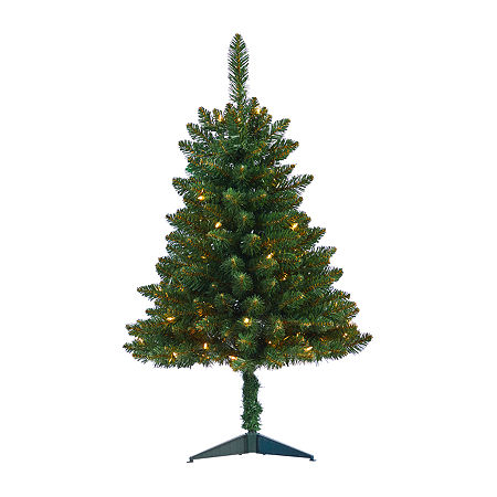 Click here for Nearly Natural Faux 3 Foot Pre-Lit Spruce Christma... prices