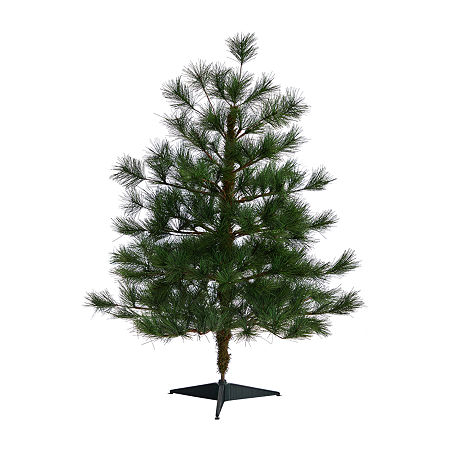 Click here for Nearly Natural Faux 3 Foot Pine Christmas Tree  On... prices