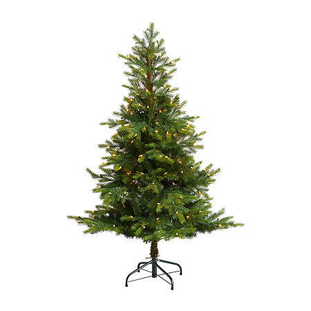 Click here for Nearly Natural Faux 5 Foot Pre-Lit Spruce Christma... prices