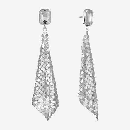 Click here for Bijoux Bar Silver Tone Womens Glass Hypoallergenic... prices