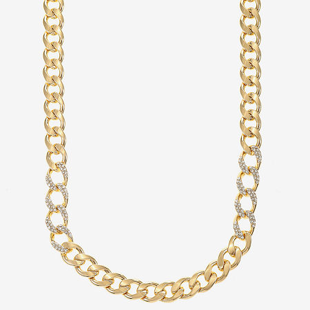 Click here for Bijoux Bar Gold Tone Womens 18 Inch Link Chain Nec... prices