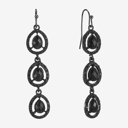 Click here for Mixit Womens Black Drop Earrings  One Size  Black prices