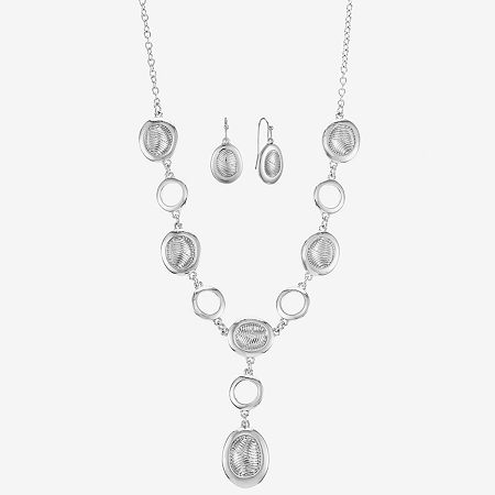 Click here for Liz Claiborne Y Necklace And Drop Earring Womens 2... prices