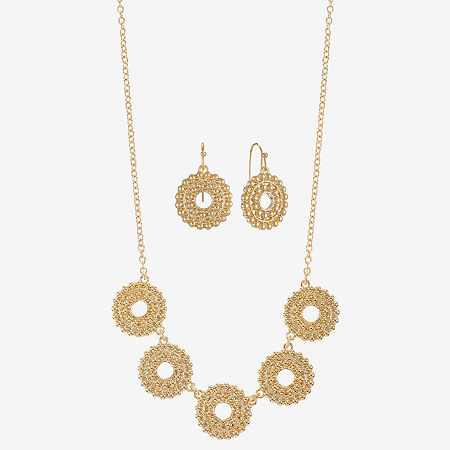 Click here for Liz Claiborne Collar Necklace And Drop Earring Wom... prices