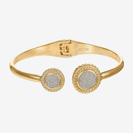 Click here for Monet Jewelry Two Tone Womens Cuff Bracelet  One S... prices