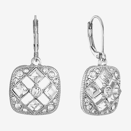 Click here for Monet Jewelry Timeless Silver Tone Womens Glass Dr... prices