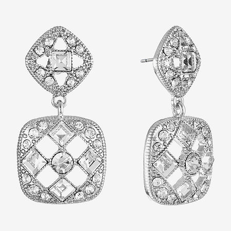 Click here for Monet Jewelry Timeless Silver Tone Womens Glass Hy... prices