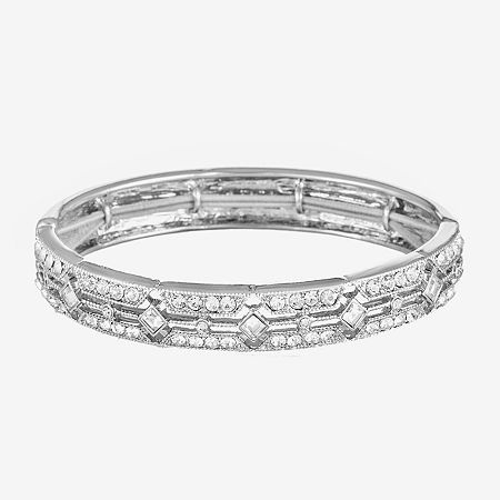 Click here for Monet Jewelry Timeless Silver Tone Womens Glass St... prices