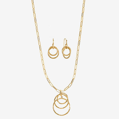 Click here for Liz Claiborne Pendant Necklace And Drop Earring Wo... prices