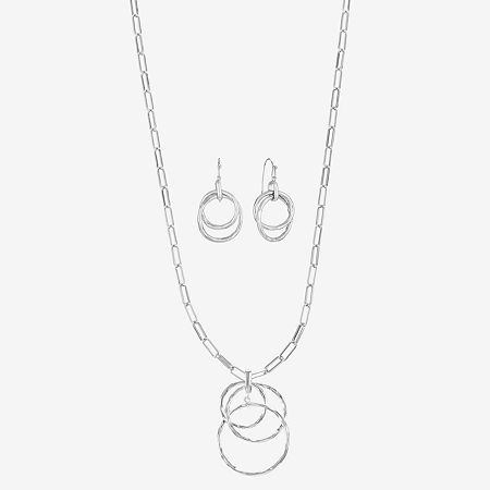Click here for Liz Claiborne Pendant Necklace And Drop Earring Wo... prices